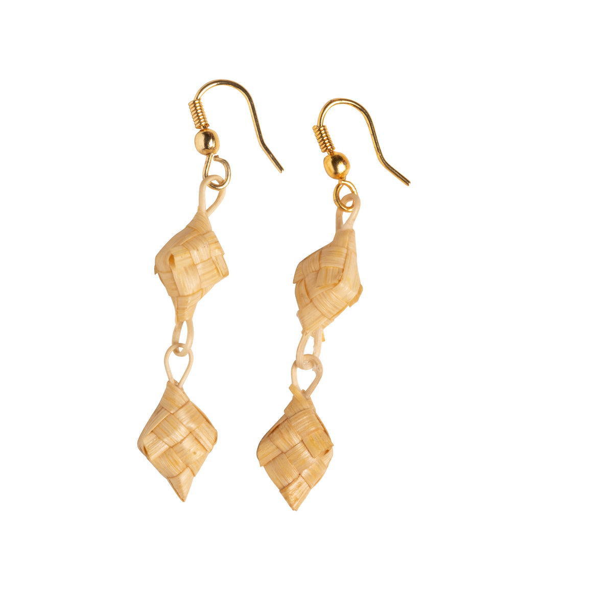 Double Layer Diamond Earrings | Bamboo India