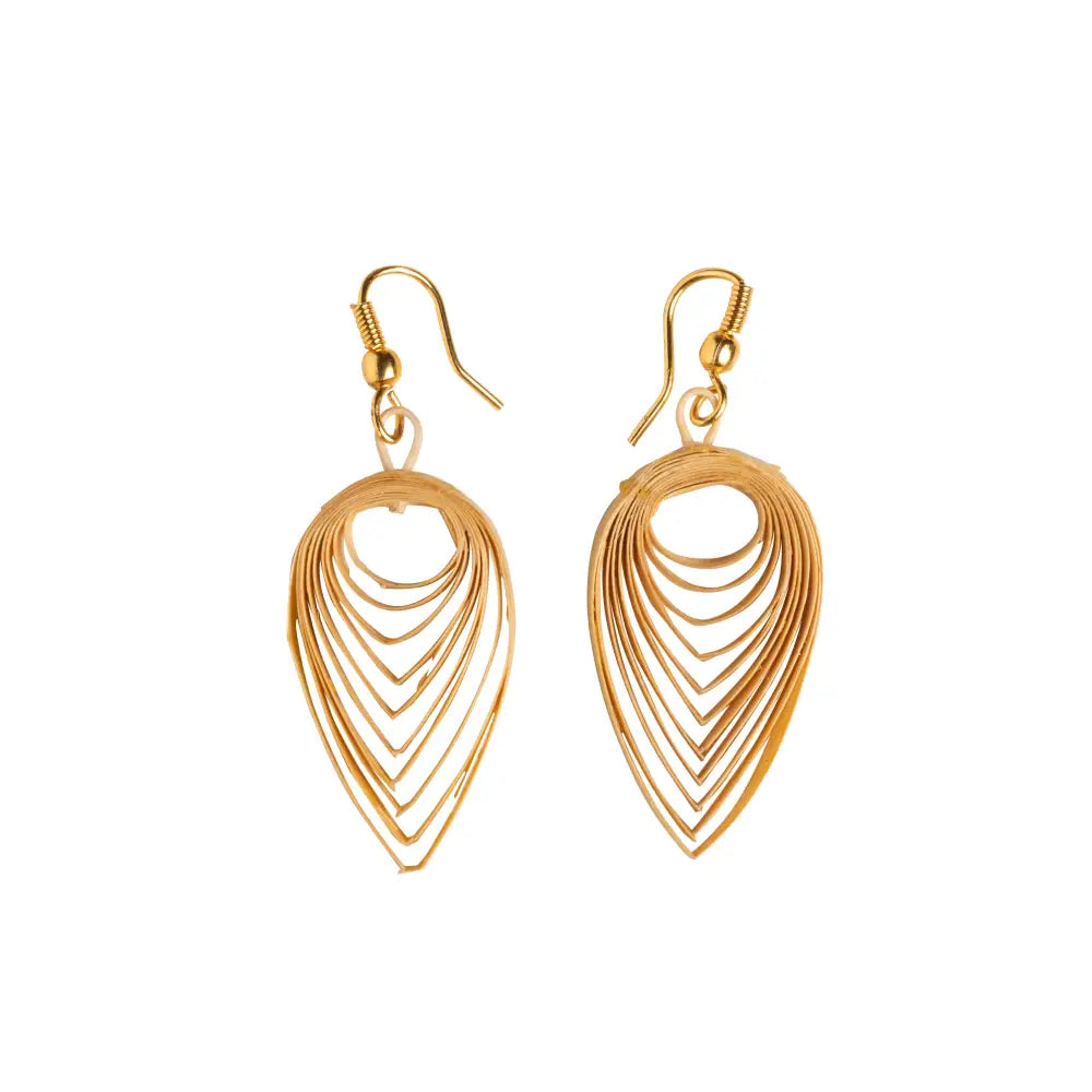 Quill leaf Earrings | Bamboo India