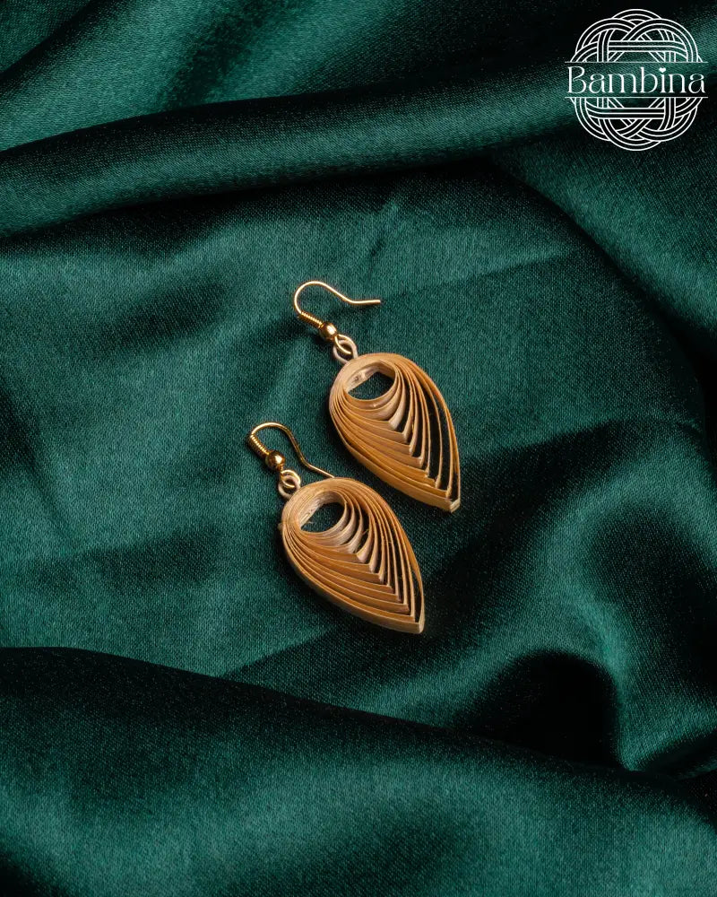 Quill leaf Earrings | Bamboo India