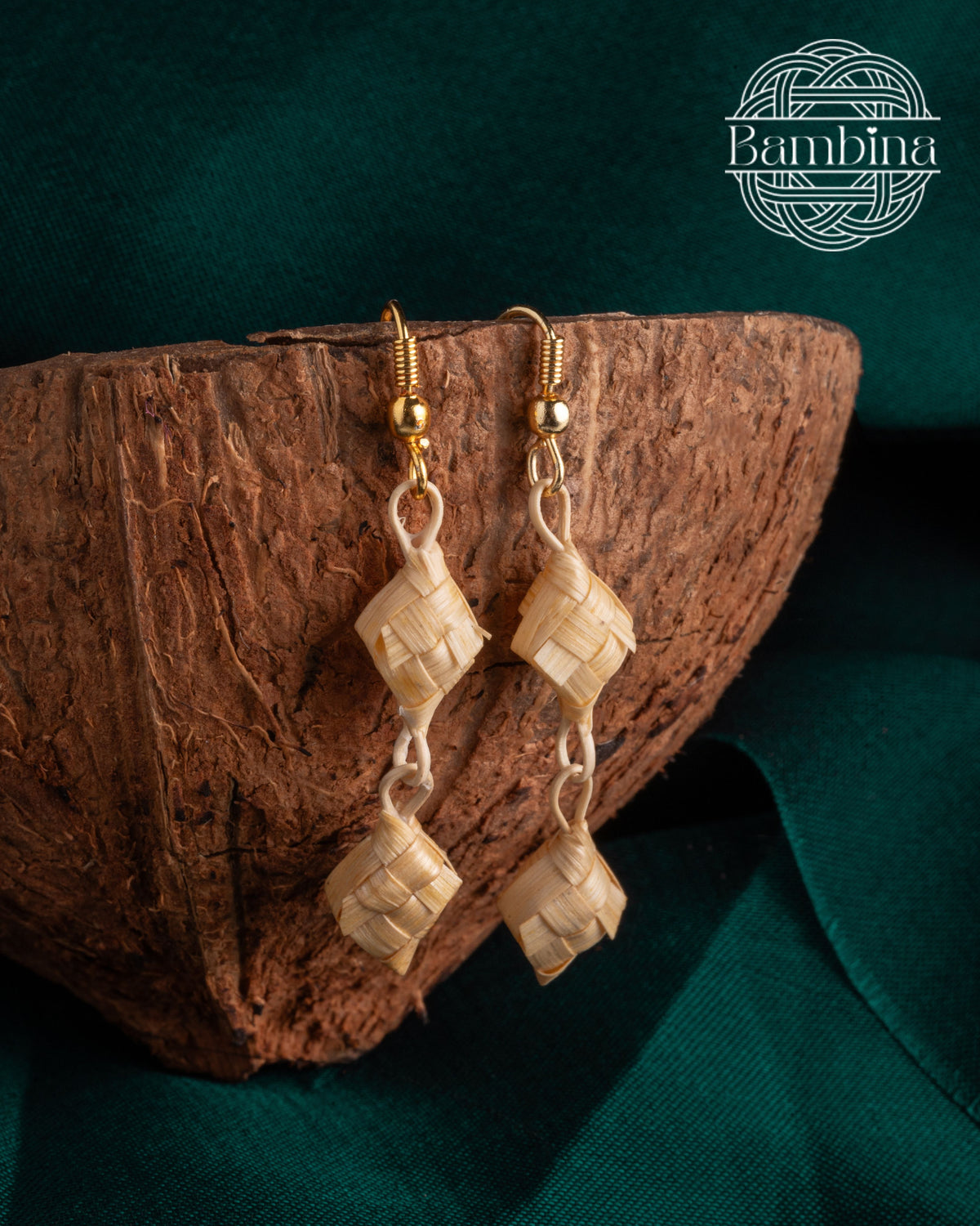 Double Layer Diamond Earrings | Bamboo India